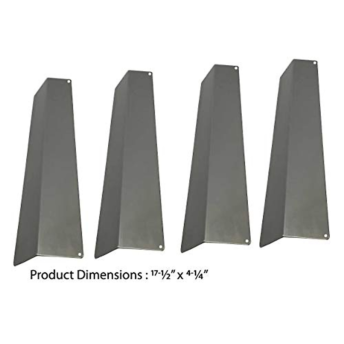 Replacement Heat Shield for BBQ09G05, BBQ09G870, BBQ09G03, BBQ08G04, BBQ13875CTG, BBQ09G03, BBQ08G04, BBQ13P04, BBQ13P05, BBQ13874CP, BBQ13875CP, BBQ13875CTG, BBQ04103010 (4-Pack) Gas Models