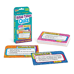 Bible Times Quiz Challenge Cards