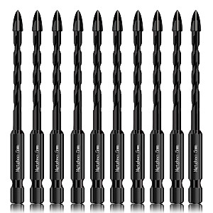 Mgtgbao 10pc 5MM Masonry Drill Bits +Mgtgbao 10pc 6MM Masonry Drill Bits