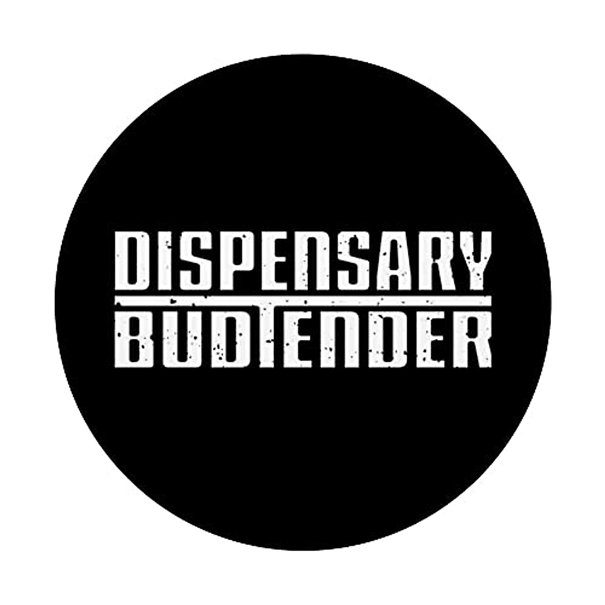 Dispensary Budtender - Dispensary Staff Budtender PopSockets Swappable PopGrip