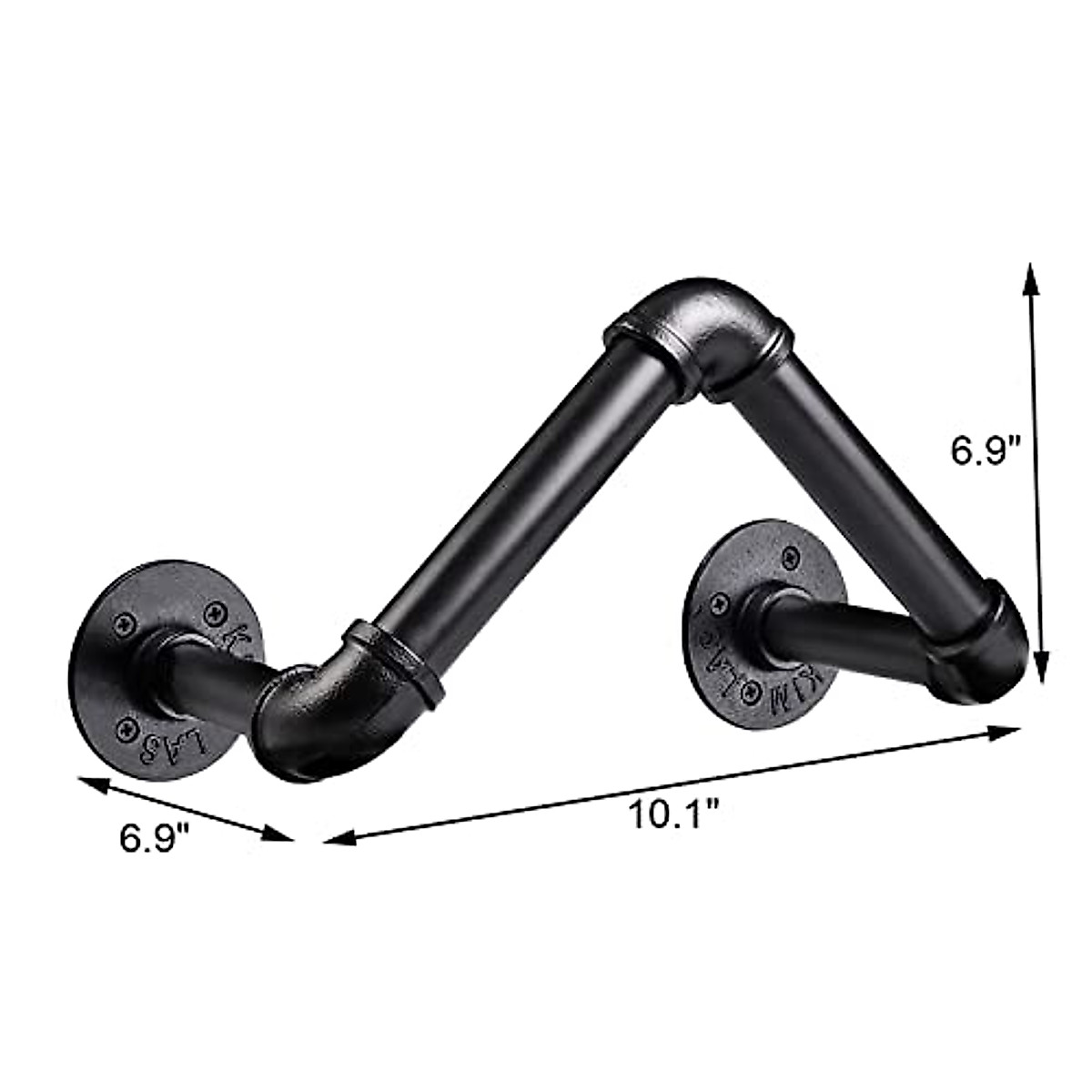 psqoong Garden Hose Holder, Water Hose Holder Wall Mount, Hose Hanger Holds Up to 125 ft Water Hose, Garden Hose Storage, Heavy Duty Hose Caddy, Hose Hook, Hose Organizer for Outside