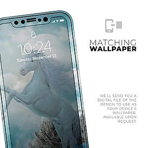 Design Skinz Majestic White Stallion Unicorn - DesignSkinz Protective Vinyl Decal Wrap Skin Cover Compatible with The Apple iPhone 6 Plus/6s Plus (Full-Body, Screen Trim & Back Glass Skin)