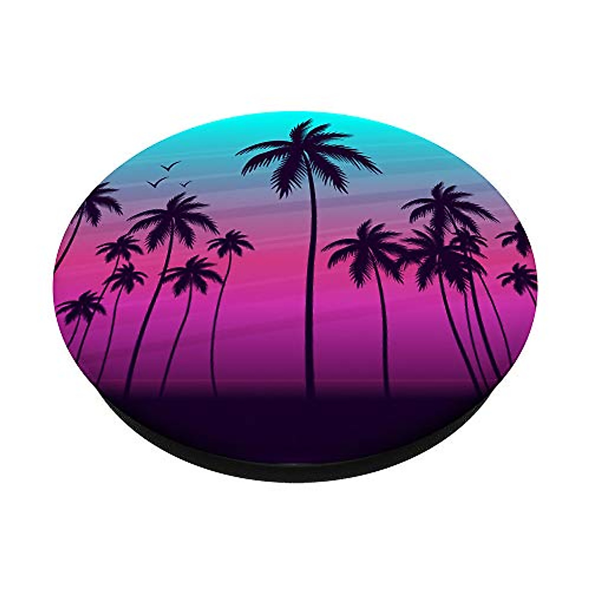 Palm Trees Sunset Tropical Paradise Beach Coconut Palm Tree PopSockets PopGrip: Swappable Grip for Phones & Tablets