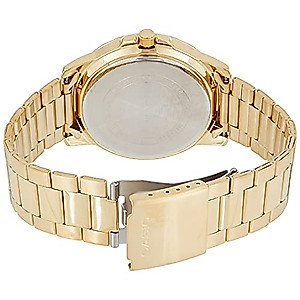 Casio MTP-VD01G-9EV Men's Enticer Gold Tone Stainless Steel Gold Dial Casual Analog Sporty Watch