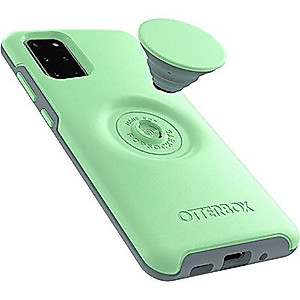 OtterBox + Pop Symmetry Series Case for Samsung Galaxy S20+ (Plus Models ONLY)/Galaxy S20+ 5G - Retail Packaging - Mint to Be