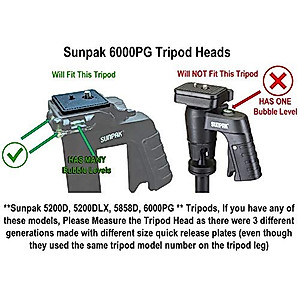 DaVoice 41mm Tripod Quick Release Plate Camera Mounting Parts Replacement for Ambico V-0552 V-0554, Sunpak 7500 Pro 7500tm 7575, Kalimar Pro-Tech V-40, Samsonite 1100 2601 Quantaray Tripod Mount 1 5/8