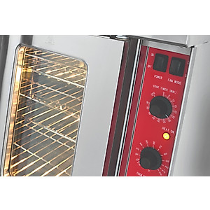 Kratos Commercial Convection Oven - Full Size Single Stack Oven for Restaurants, 54,000 BTU, Liquid Propane Powered (29Y-048-LP)