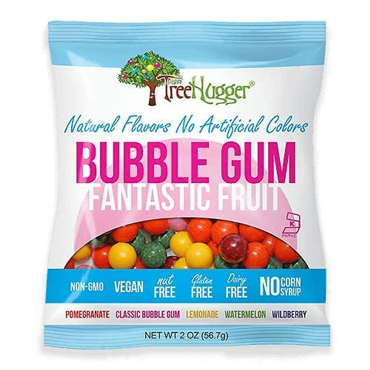 Tree Hugger Bubble Gum - Variety Pack - 2 Oz (4 bags)