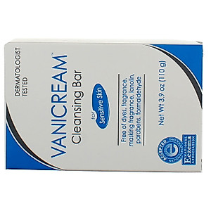 Vanicream Pharmaceutical Specialties Cleansing Bar, Unscented, 3.9. Ounce, (Pack of 6)
