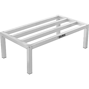Global Industrial Aluminum Dunnage Rack 24"W x 18"D x 8"H
