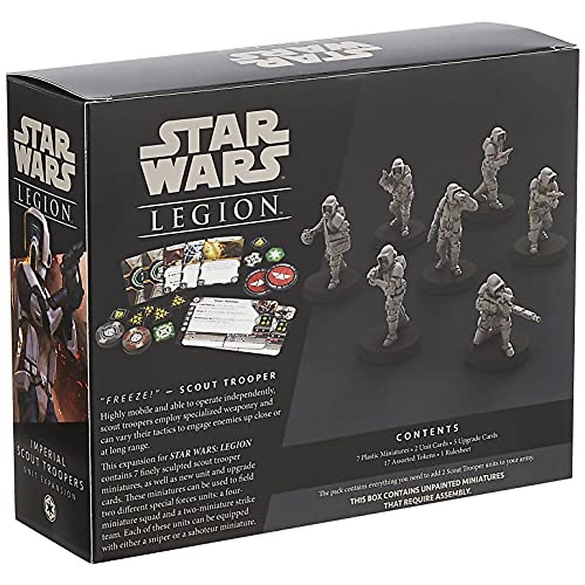 Star Wars: Legion Scout Troopers UNIT EXPANSION - Imperial Special Forces Unleashed! Tabletop Miniatures Strategy Game for Kids & Adults, Ages 14+, 2 Players, 3 Hr Playtime, Made by Atomic Mass Games