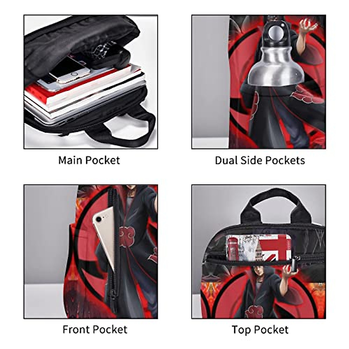 Lightweight Travel Laptop Backpack for Women/Boys Hiking Unisex Daypack Cute Anime Notebook Bookbag Gifts