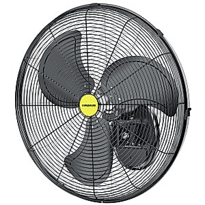 VAGKRI Wall Mount Fan, 20 Inch High Velocity Metal Oscillating Fan, 3 Speeds, 5300CFM Industrial Wall Fan for Home Office Patio Garage Factory Greenhouse Warehouse Farm