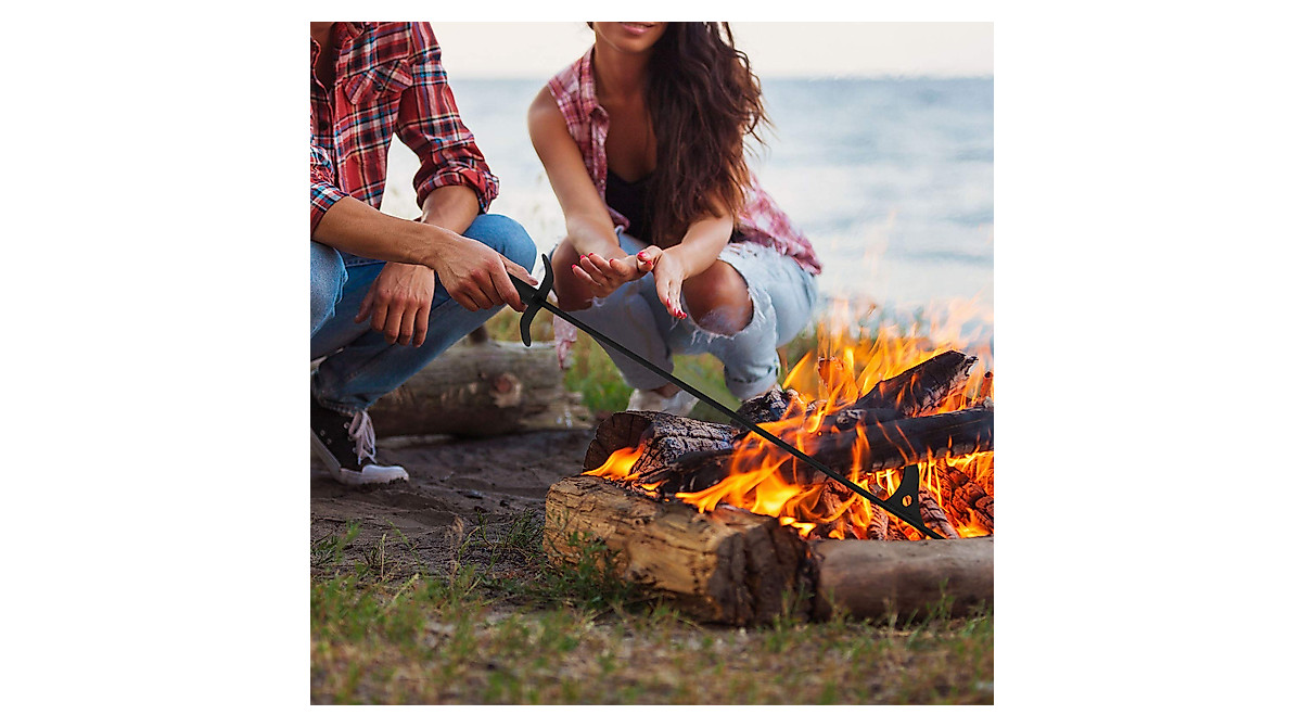 40-Inch Fire Pit Campfire Poker Stick for Indoor & Outdoor Use