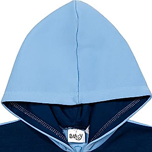 Bluey Toddler Boys Fleece Half Zip Hoodie 2T Blue