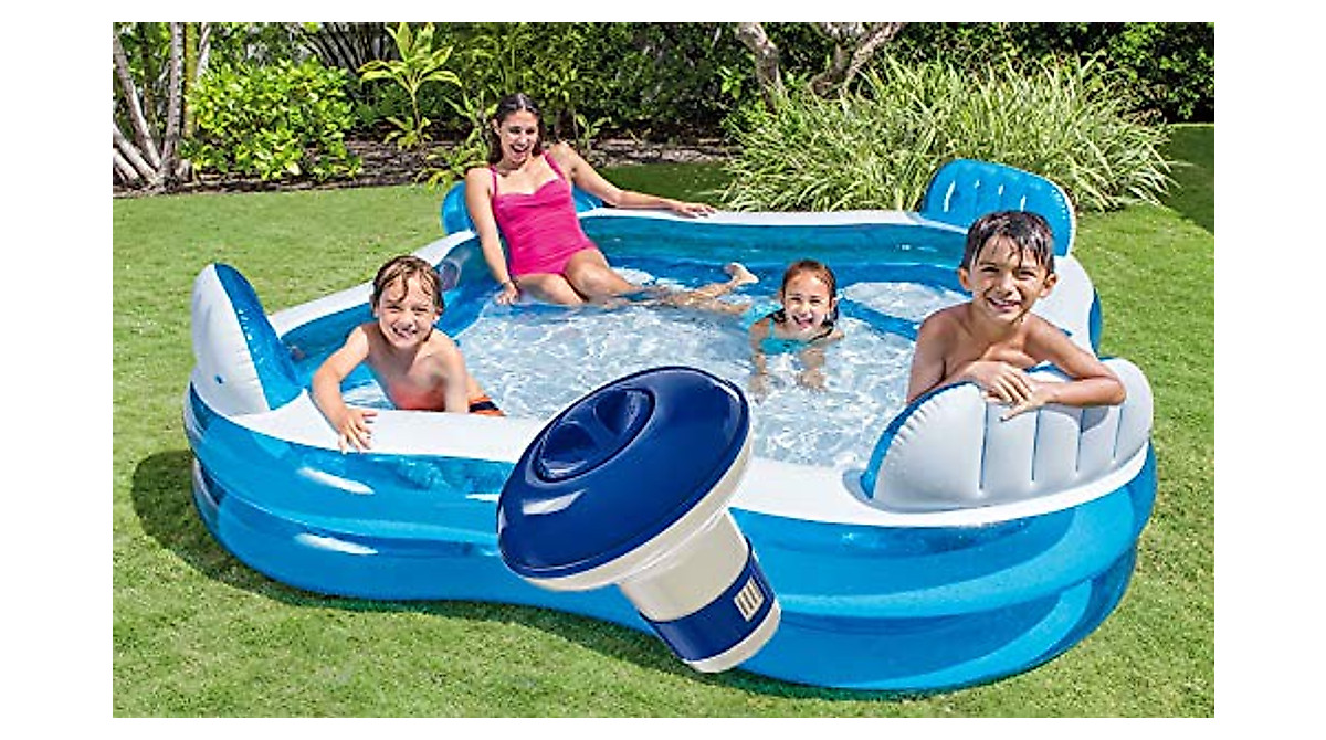ATIE Inflatable Pool Dispenser - Precise Chlorine/Bromine Control