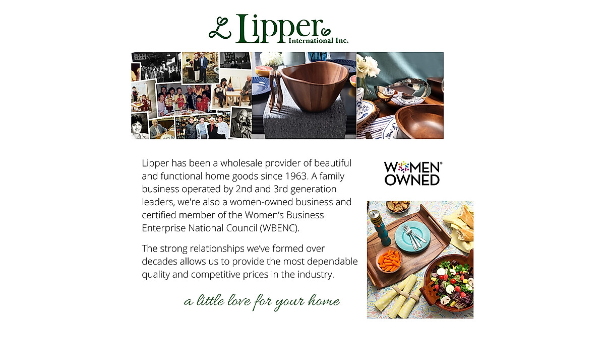 Lipper Bamboo Spice Box with Swivel Cover | Eco-Friendly Kitchen Organizer