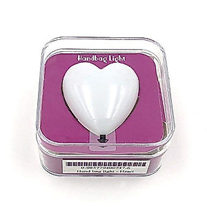 DEKE- Purse heart LED light, handbag, original bag illuminator. (White)