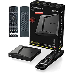 Dreamlink/Formuler New Advance Z10 Pro Max 2021 Latest Box with IR Learning Remote-Ultimate 4K UHD Android OTT Media Streamer + Bonus Secureteks MX3 AirMouse Keyboard with Backlit