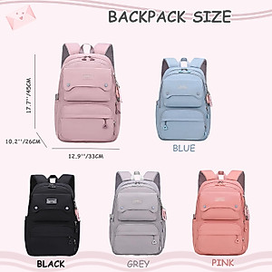 Kids Cute Bunny Casual Backpack Girls Elementary and Middle School Bag Teenage Travel Bag Waterproof Book Bag
