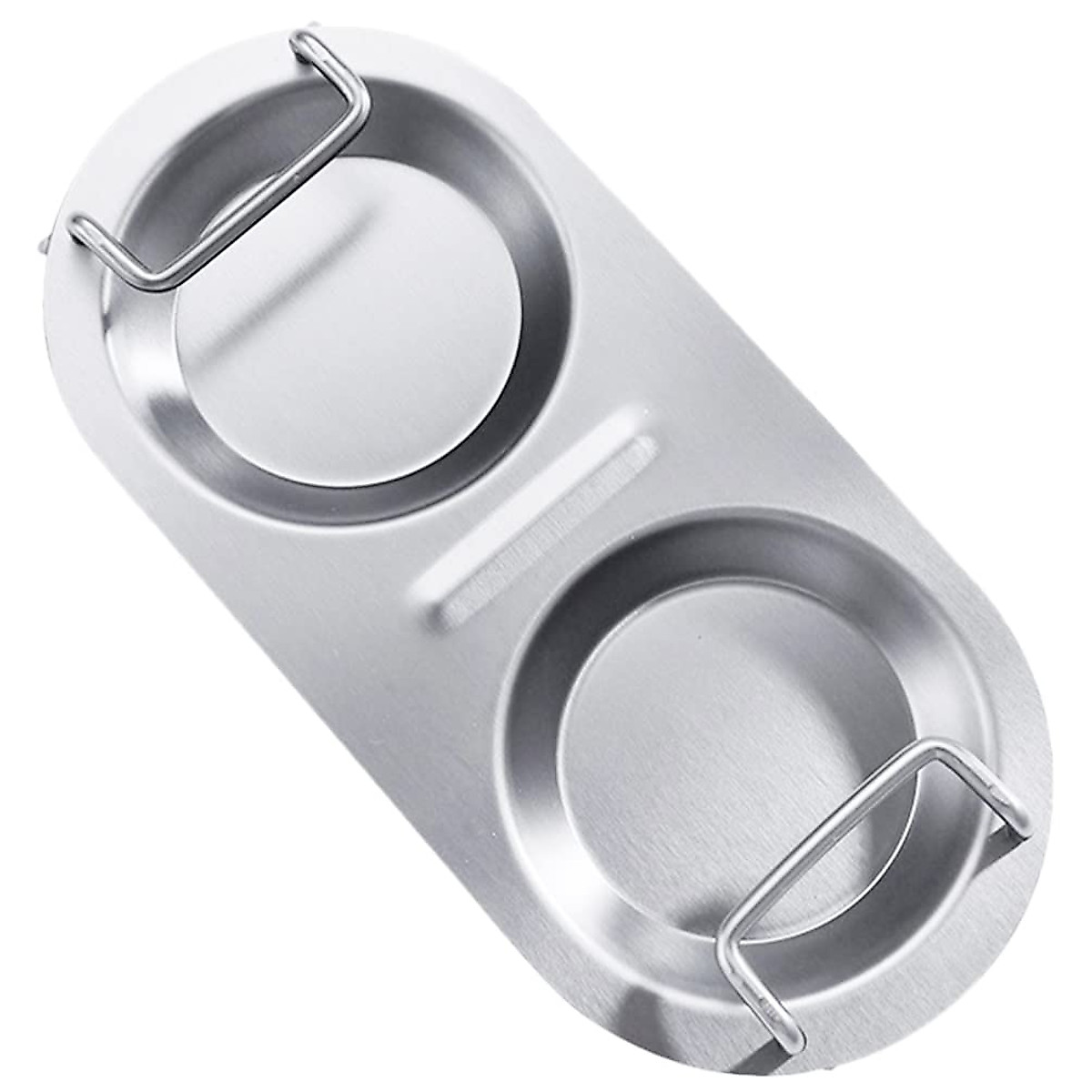 Cabilock stainless steel spoon rack cooking spoon holder cooking utensil holder utensil rest spatula holder soup spoon storage shelf countertop spoon holder spoon drain rack household cover