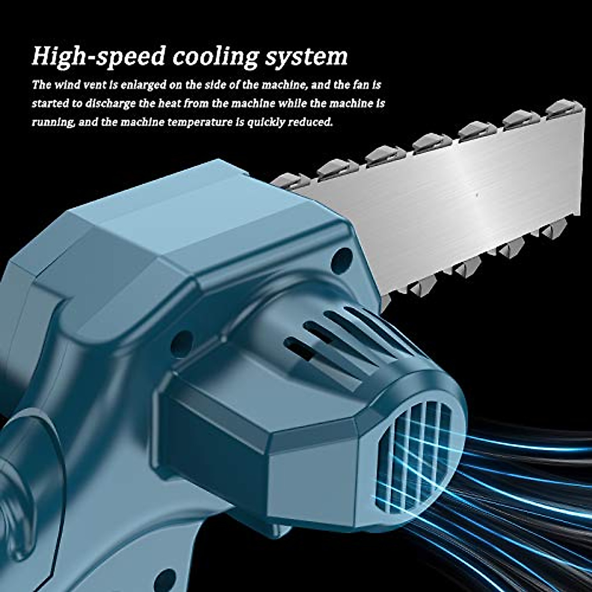 YZJJ Mini Chainsaw Set Hand-held Electric Pruning Saw for Woman Rechargeable Electric Cordless Chainsaw One Hand Chain Saw Garden Wood Cutting Pruning