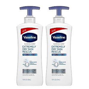 NEW Extremely Dry Skin Rescue Body Lotion Healing Moisture Lotion 13.5 FL OZ (400ml) - 2-PACK