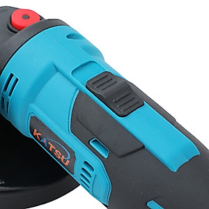 KATSU FIT-BAT 21V Cordless Angle Grinder 115mm 125mm Compact Size for Cutting Grinding Polishing and Sharpening, Batteries Not Included 102604