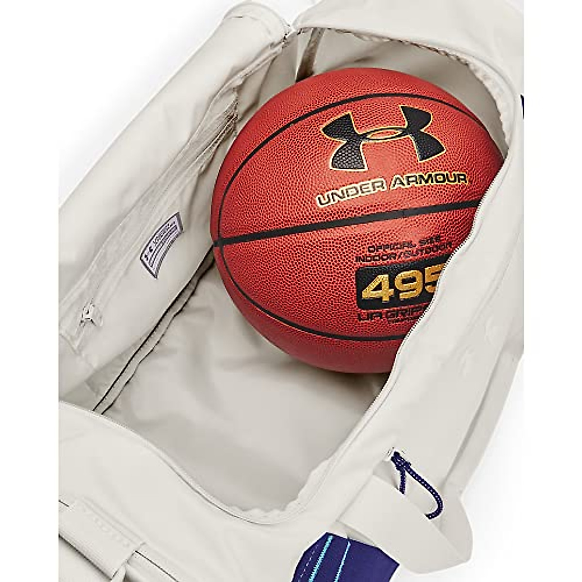 Under Armour Women's Undeniable Signature Duffle, (006) Gray Mist/Sonar Blue/White, One Size Fits Most