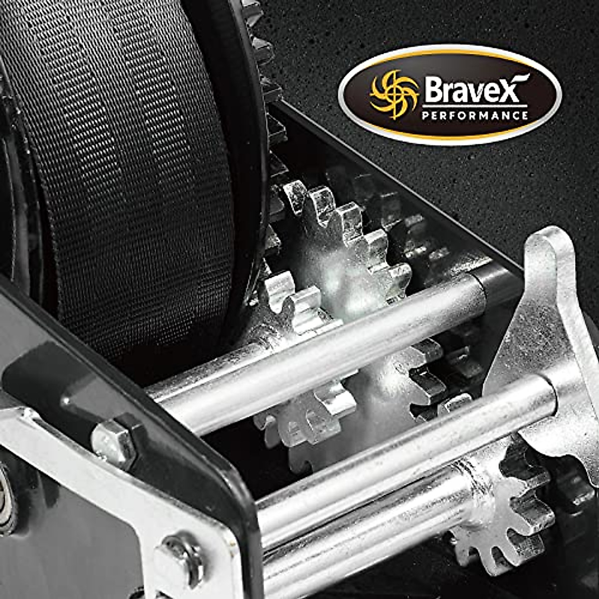 Megalint Boat Trailer Winch 3500lbs with 33ft Strap, Heavy Duty Hook Portable Hand Winch, Steel Cable 3500lb Winch Two Way Ratchet Manual Winch for SUV ATV UTV Boat for 4:1/8:1 Gear Crank Winch