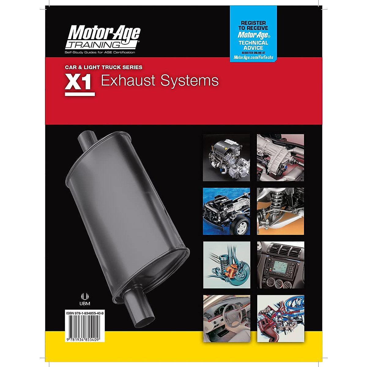 ASE Study Guide & Practice Tests: A Series Study Guide Bundle A1-A9, L1, X1, P2 and C1 (Motor Age Training)