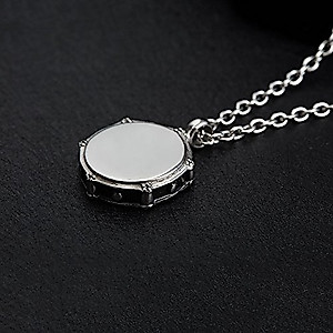 Drummer Gifts for Men and Women - Music Jewelry for Men and Women for Rock Drummers or Drumline Merch a Great Gfit for Drummers Men that play Rock Drums great Snare Drum Chain Gift for Drummer