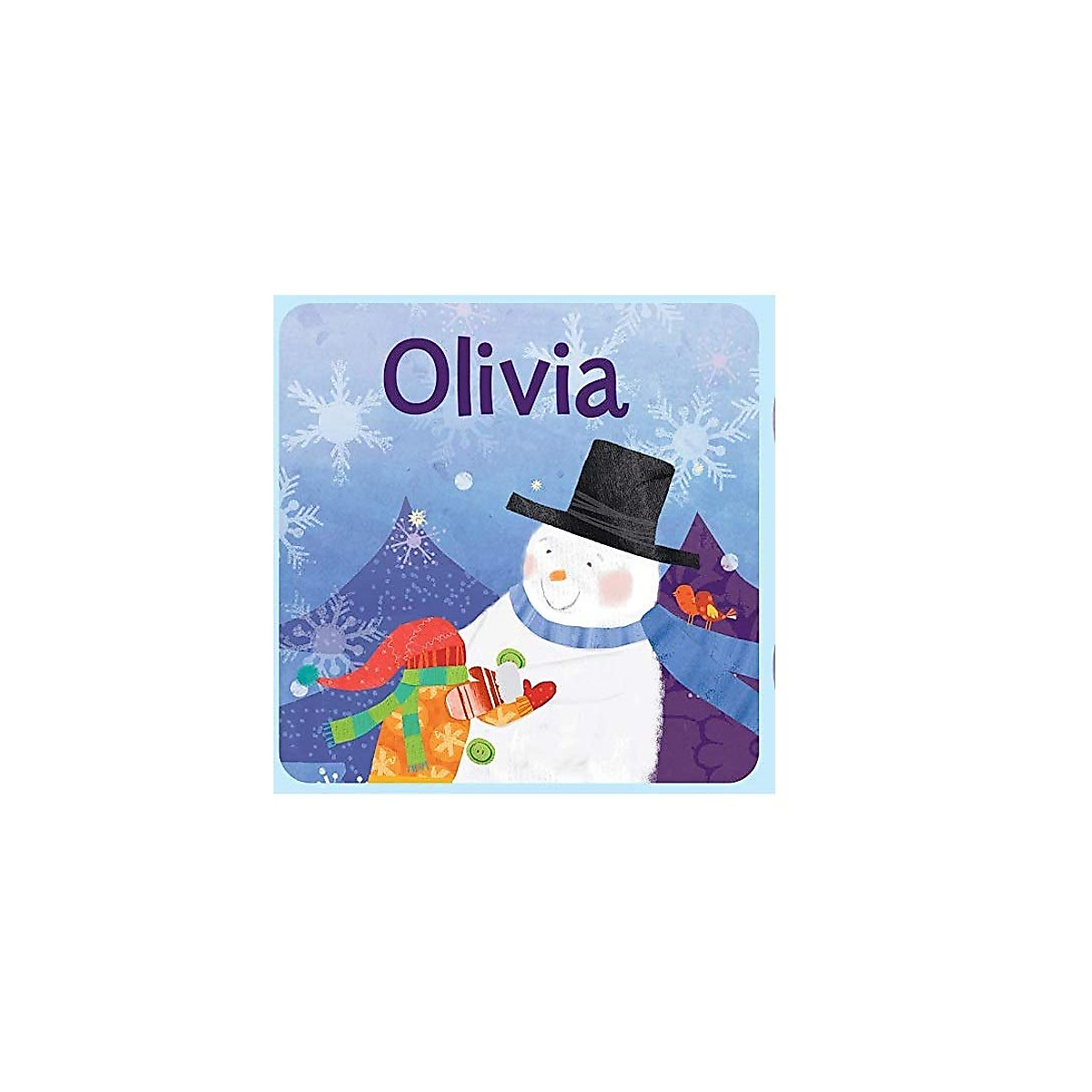 Personalized Stickers for Kids, Snowman - I See Me!