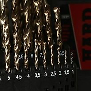 TTP HARD Drills Bits 1/16-Inch, 10 X Imperial Drill Bits Cobalt for Drilling Harder Metals Stainless Chrome Aluminum Cast Iron