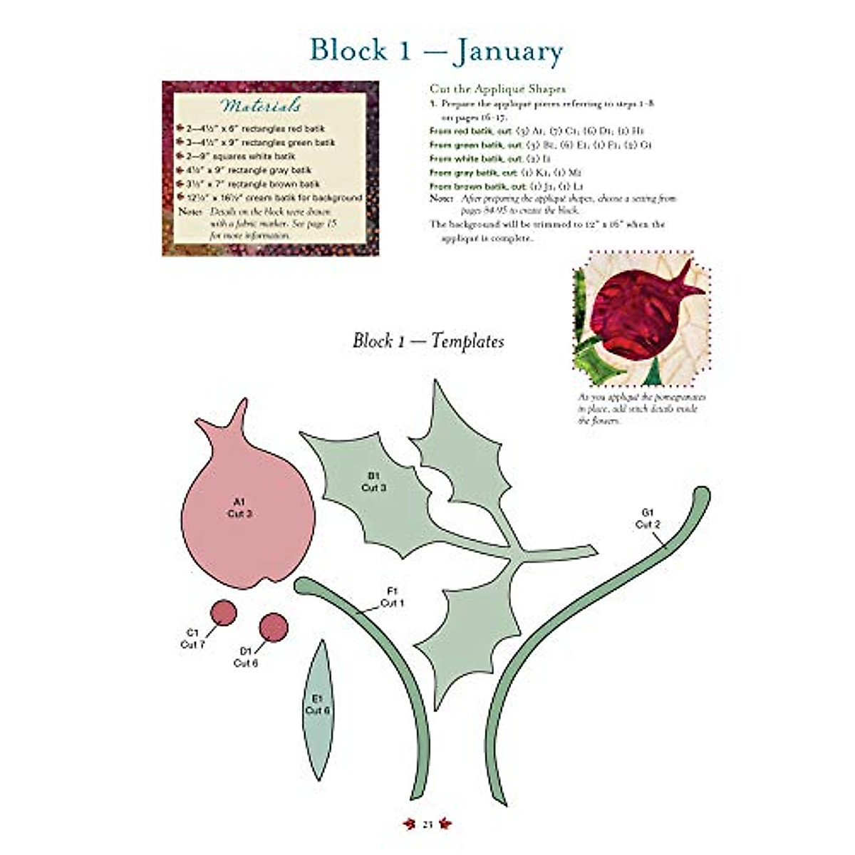 Seasonal Silhouettes: 12 Inspirational Quilt Blocks Featuring Raw Edge Applique (Landauer) Gorgeous Designs & Full-Size Patterns for Every Month of the Year, from Edyta Sitar of Laundry Basket Quilts