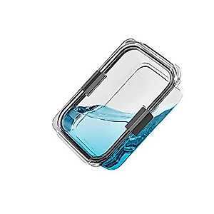 Rubbermaid Brilliance Food Storage Container, Large, 9.6 Cup, Clear 2024351