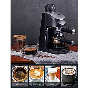 Yabano Espresso Machine, 3.5Bar Espresso Coffee Maker, Espresso and Cappuccino Machine with Milk Frother, Espresso Maker with Steamer