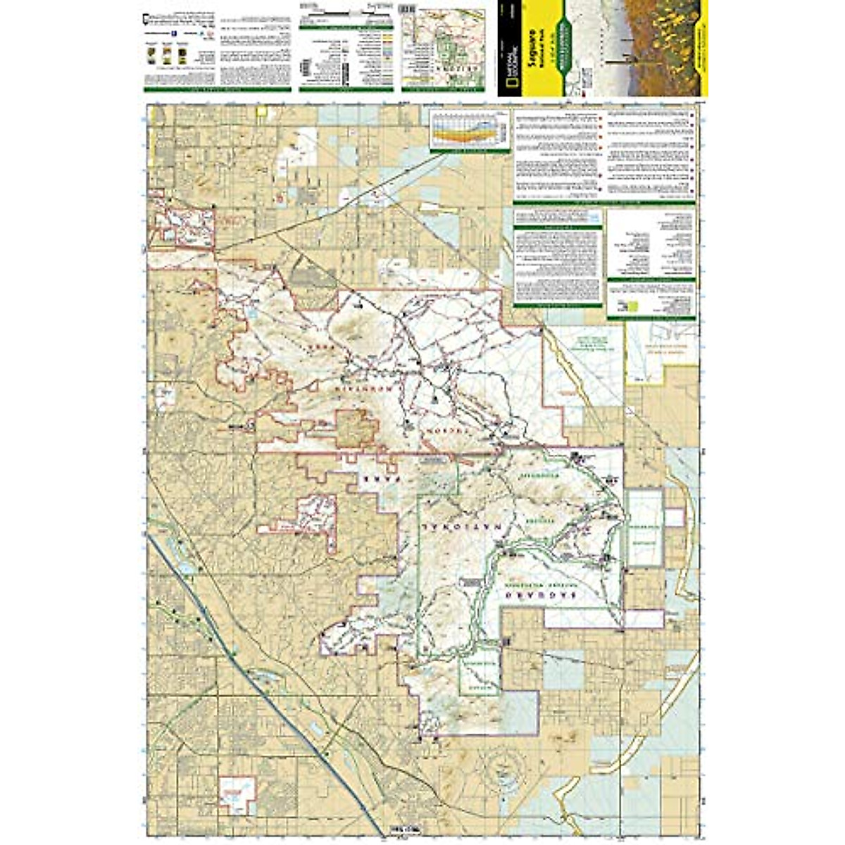 Saguaro National Park Map (National Geographic Trails Illustrated Map, 237)