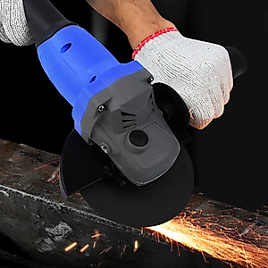 115MM Cordless Angle Grinder,Brushless Motor Grinder,Rechargeable Lithium Angle Grinder w/21V 3.0Ah Li-Ion Battery & Charger 4-1/2'' Saw Blade,10000 rpm for Cutting, Polishing,Grinding Woodworking
