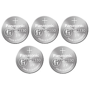 Panasonic CR2330 3V Lithium Battery 1PACK (5PCS) Single Use Batteries