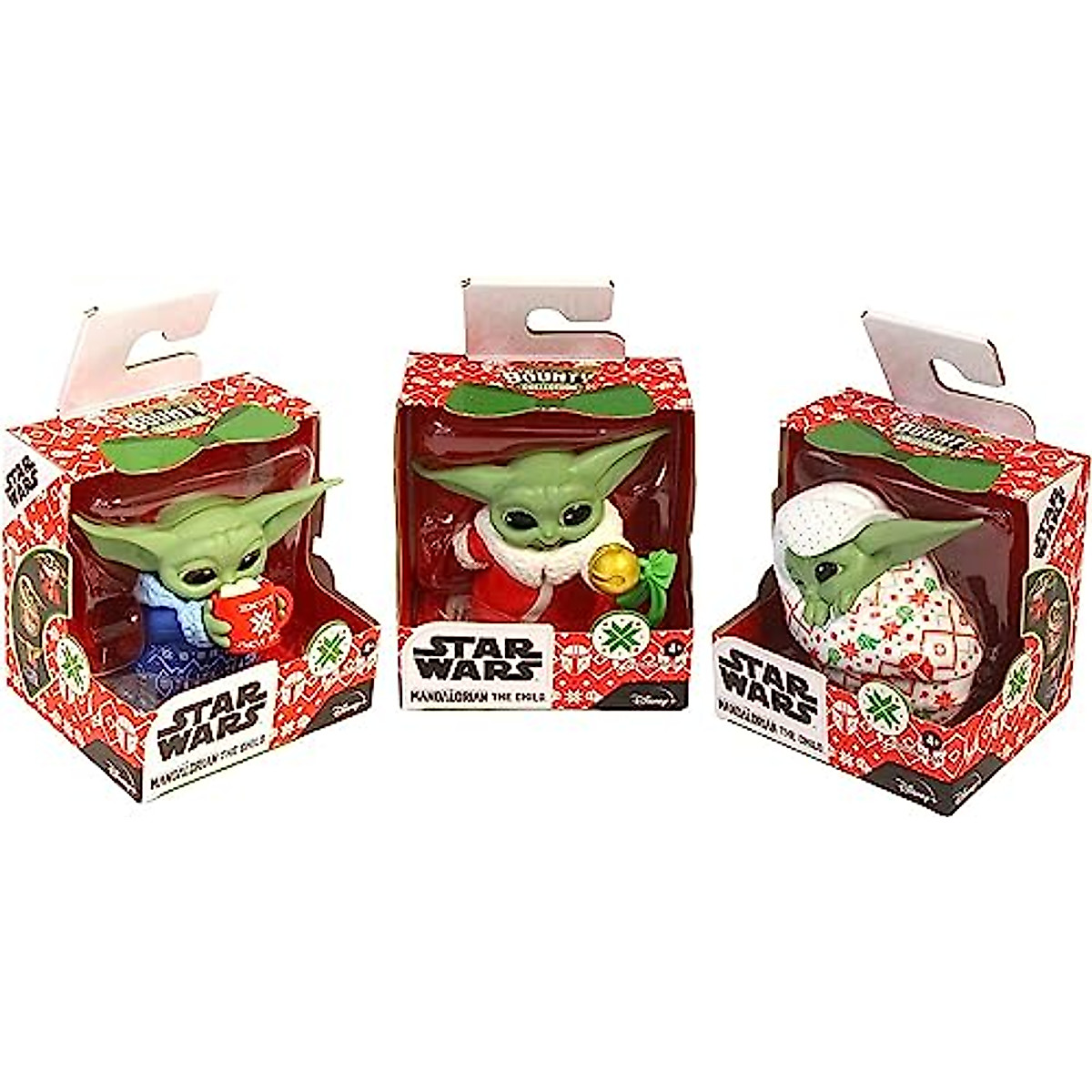 Star Wars The Mandalorian - The Bounty Collection 2.5" 6cm The Child Figure - The Child Drinking Cup, The Child Swaddling & The Child Offering Bell - Set of All 3
