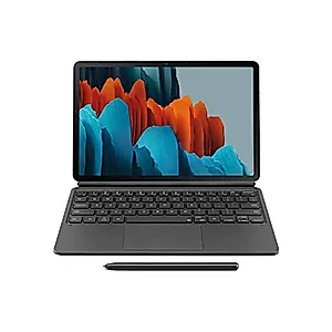 Samsung Galaxy Tab S7 and S7 5G Book Cover Keyboard, EF-DT870UBEGUJ, Black