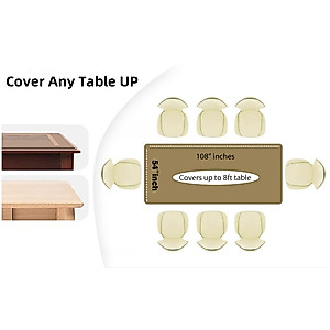 Evershine (12-Pack Heavy Duty Plastic Table Covers Tablecloth (Reusable) (Rectangle 54" X 108", Gold)