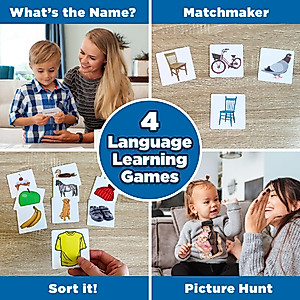 ThinkPsych First Nouns Picture Play Cards | Award Winning | 150 Picture Cards for Speech Development | Autism and Speech Therapy Materials | Best Flash Cards for Toddlers and Homeschool