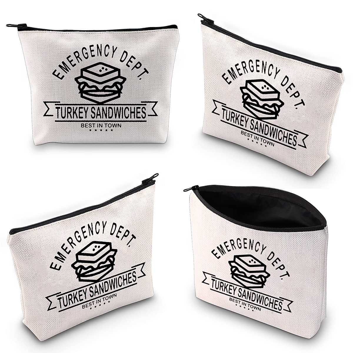 TOBGB Funny ED ER Nurse Gift Emergency Nurse Bag Emergency Room Nurse Makeup Bag Funny Nurse Gift ICU Nurse Gift (Emergency Dept Bag)