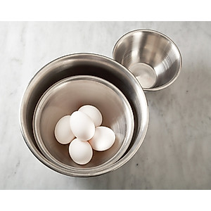 Fox Run Large Stainless Steel Mixing Bowl, 6.25-Quart, 11.75 x 5.5 inches, Metallic