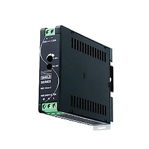Dinkle Din Rail Power Supply 240W 24Vdc,10A, 1 Single-Phase, 0165N-24V240W1ACQ