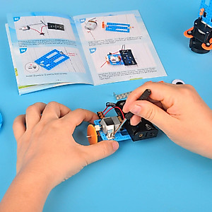 OSOYOO Robot Making Kit for Kids | Builds Two Science DIY STEM Set | Electrical Experiments for Boys Girls | Step by Step Kid Friendly Manual | Balance Car,Obstacle Avoidance car (2 kit)