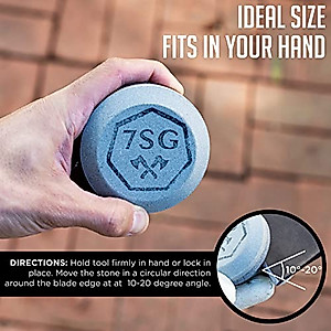 Axe Sharpener Tool - Machete Sharpener - Throwing Hatchet Sharpening Stone - Garden Tool Sharpener - Speedy Sharp - Knife Sharpener - Sword Sharpener