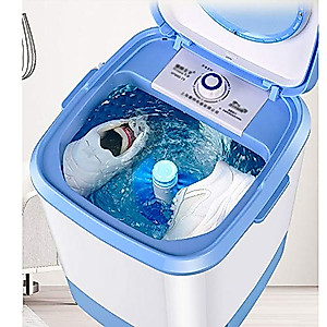ZLXDP Small Household Laundry Wash Shoes Machine Three Washing Machine This Product Has Shoe Washing with Laundry Easily Convert Function